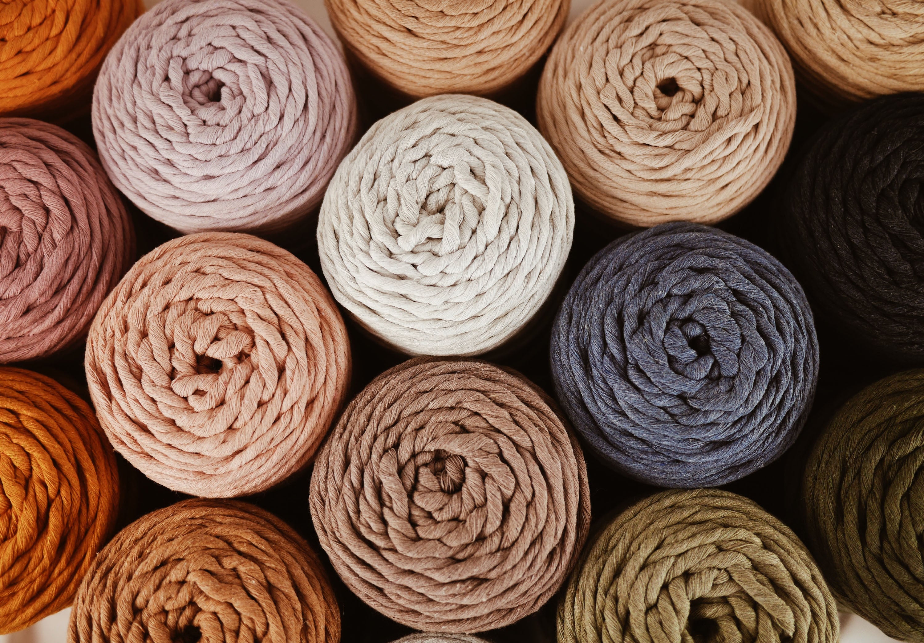 Coloured Single twist cotton string – Createaholic