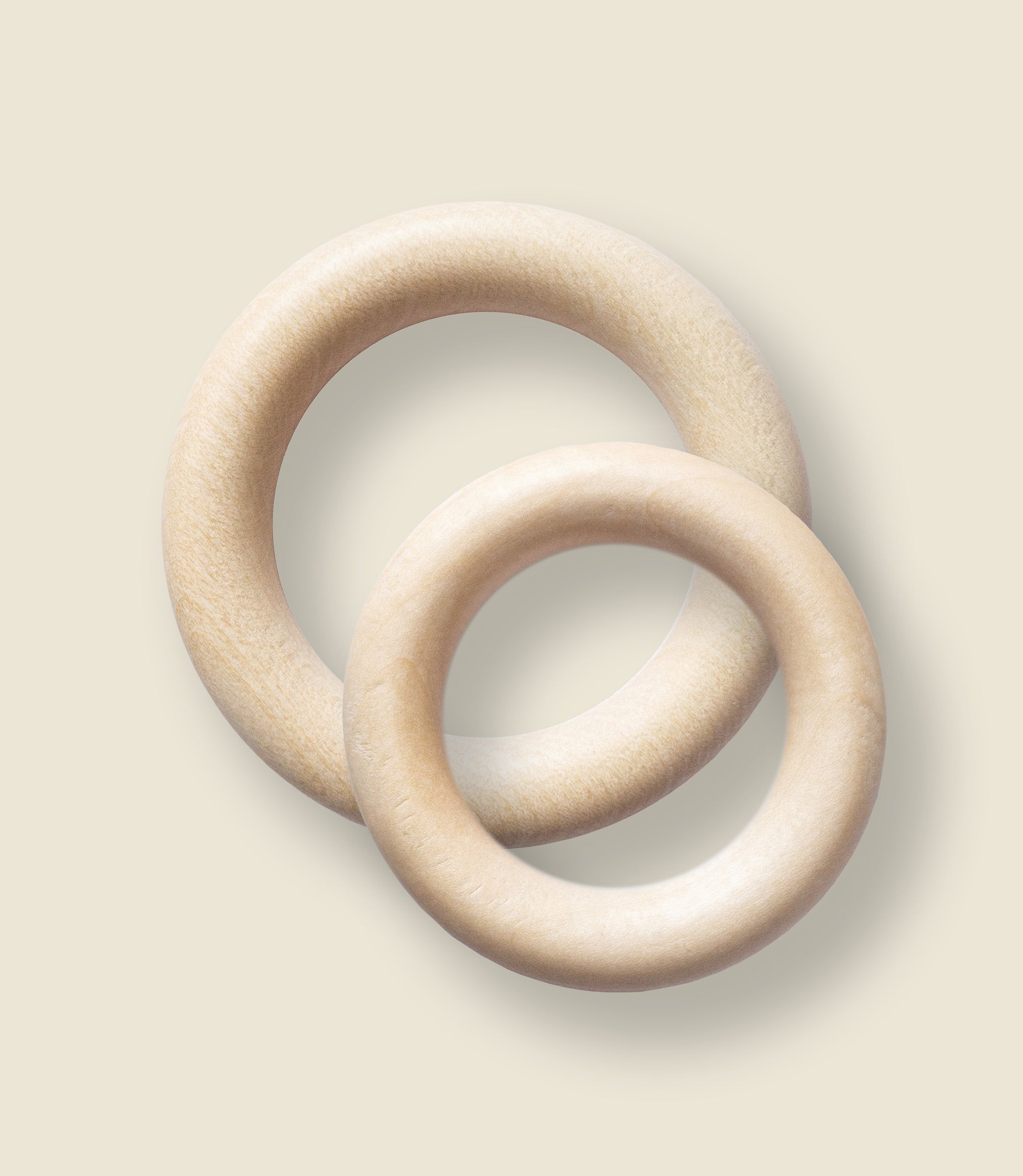 Wooden rings, maple wood – Createaholic